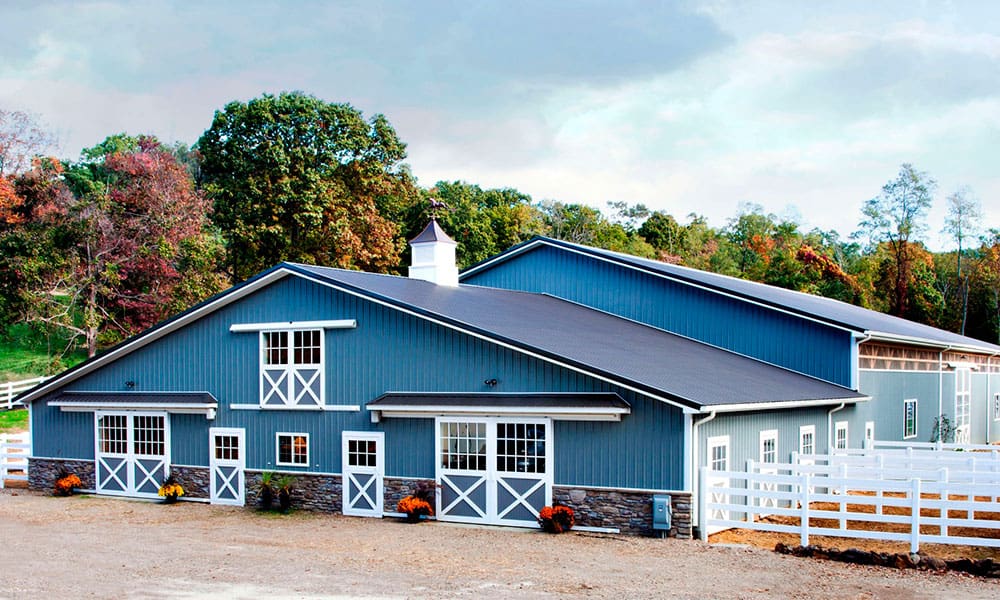 Say Goodbye To Red Barns and Hello To Blue Barns - COWGIRL Magazine
